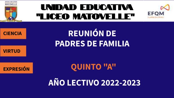 QUINTO A 21-22 | Genially