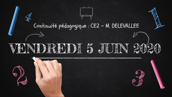 Vendredi 5 juin 2020