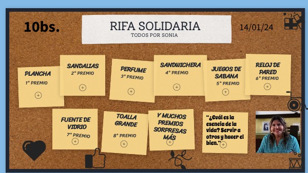 rifa solidaria | Genially