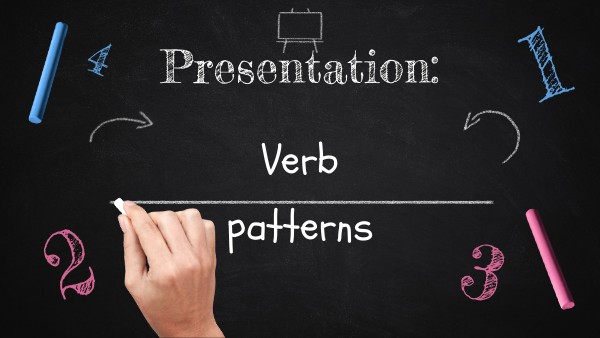 VERB PATTERNS | Genially