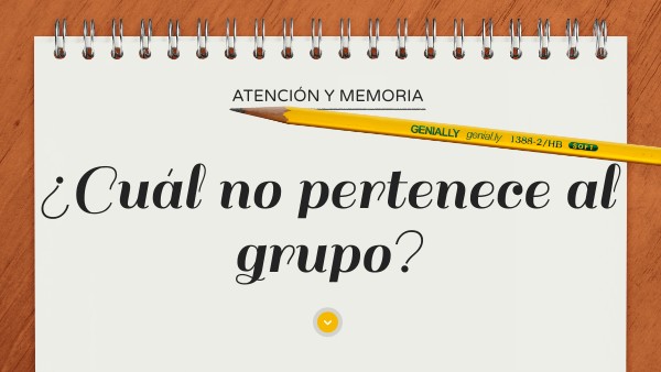 (6-9) ¿Cuál no pertenece al grupo?