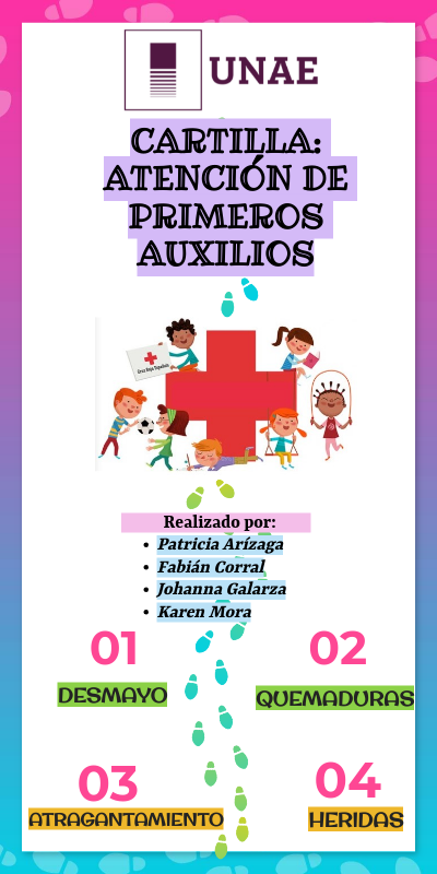 Cartilla: atención de primeros auxilios