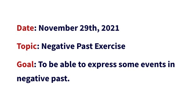 NEGATIVE PAST READING