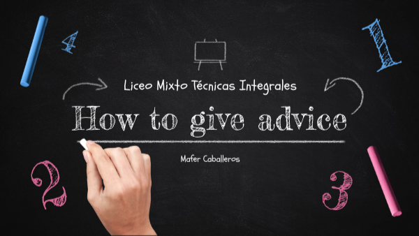 How to give advice | Genially