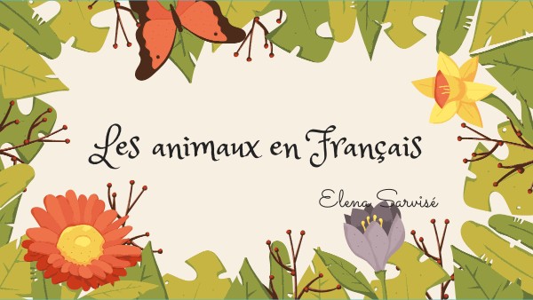 Les animaux | Genially