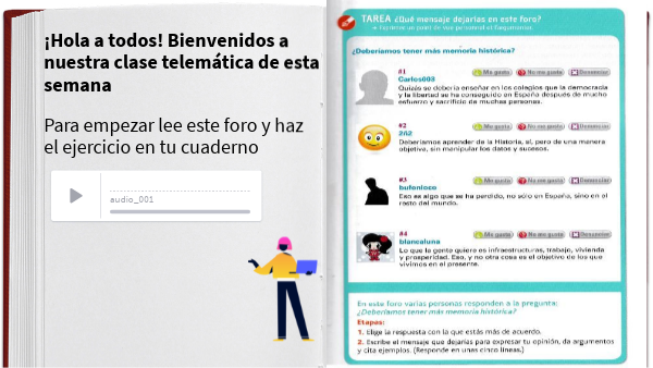 Clase telemática español-2 | Genially