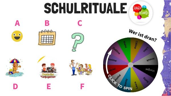 Schulrituale 8 F
