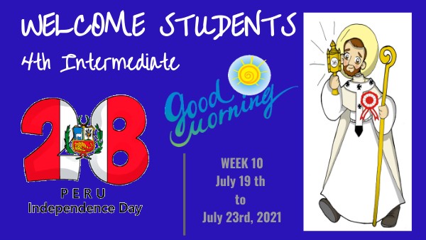 WEEK 10-II BIM 4th INTERMEDIATE MF | Genially