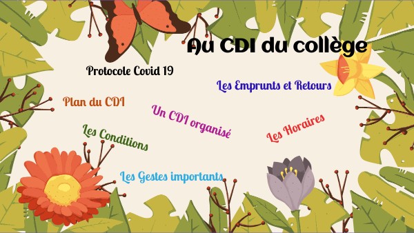 Fonctionnement du CDI
