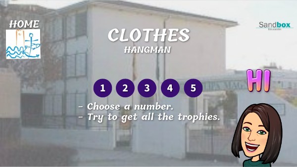 CLOTHES HANGMAN teacher macarena
