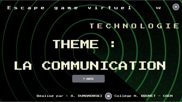 V2 Escape Game communication | Genially