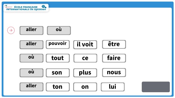 mots outils (UI) | Genially