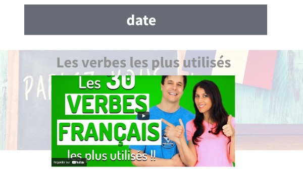 FLE 33 les verbes les plus utilisés | Genially