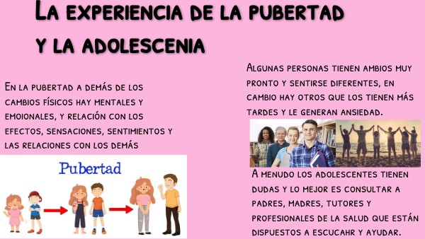 La experencia de la pubertad y la adolescencia | Genially