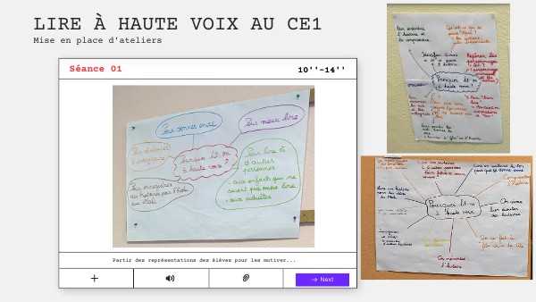 La lecture à haute voix CE1 Les Tilleuls | Genially