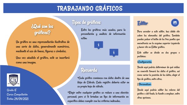 6°-TRABAJANDO GRÁFICOS | Genially