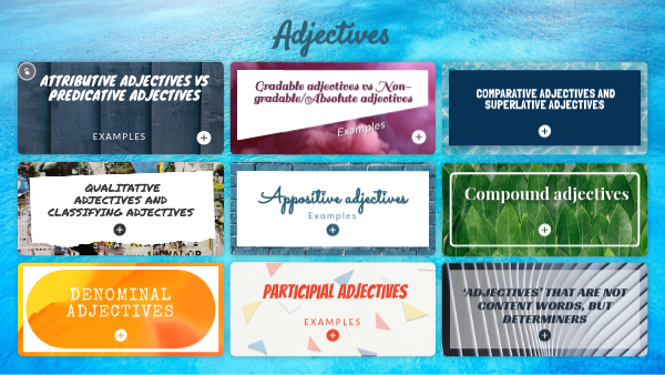 Adjectives | Genially