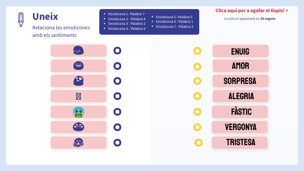 ACTIVITAT ELS SENTIMENTS | Genially