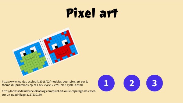 Pixel art modèles | Genially