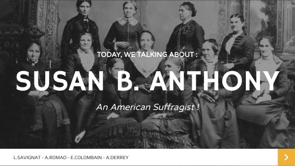 Susan Anthony presentation