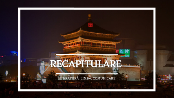 FIȘĂ DE RECAPITULARE - 7 | Genially