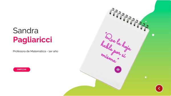 Portfolio Sandra Pagliaricci | Genially