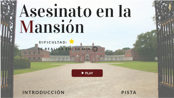 Enigma 3. Asesinato en la Mansión