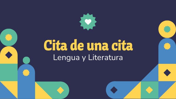 Cita de cita | Genially