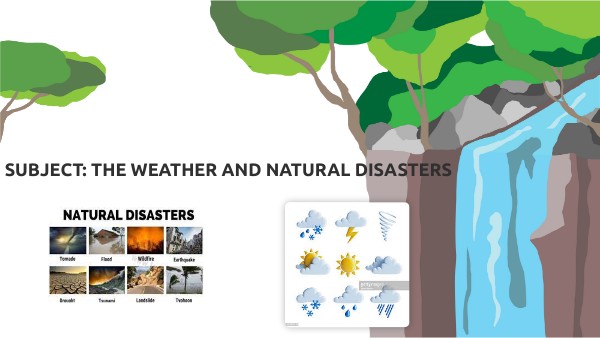 Weather and natural disasters | Genially