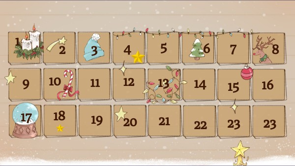 VINTAGE CHRISTMAS ADVENT CALENDAR | Genially