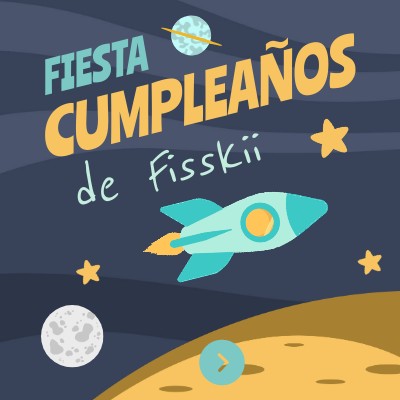 TARJETA INTERACTIVA CUMPLEAÑOS ESPACIAL | Genially