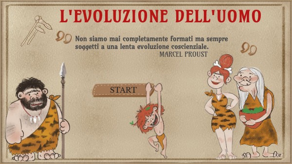 L'EVOLUZIONE DELL'UOMO | Genially