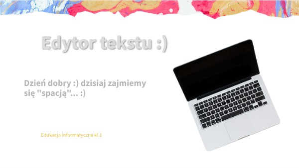 Klawiatura kl. 1 E. Informatyczna