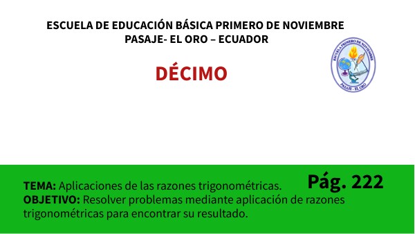 Operaciones con razones trigonométricas | Genially