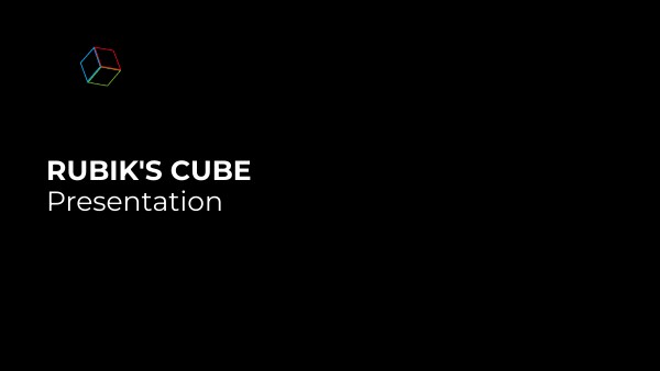RUBIK'S CUBE PRESENTATION | Genially