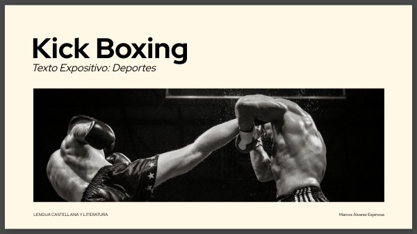 KickBoxing PRESENTACIÓN