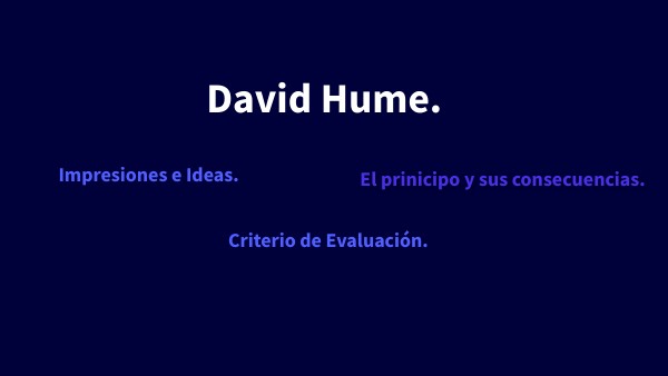 David Hume | Genially