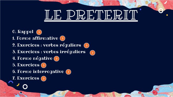 Prétérit 4e | Genially