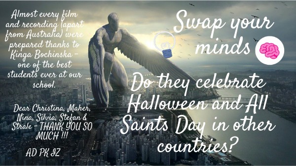 Let's talk about Halloween and All Saints Day