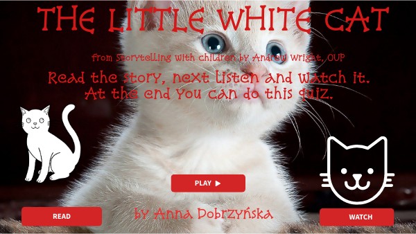 The Little White Cat - quiz | Genially