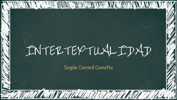 intertextualidad