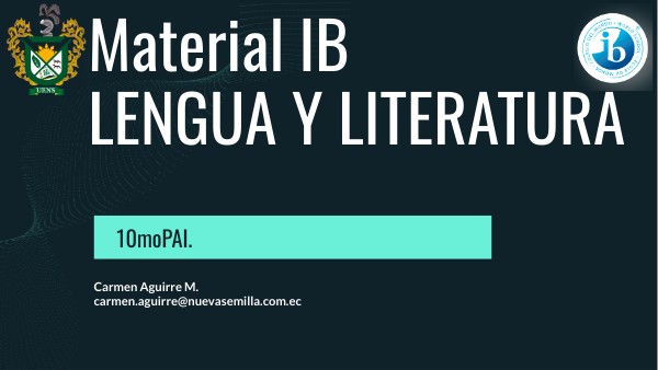 Material IB 10MO PAI
