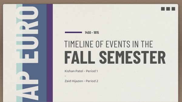 AP EURO EOS Project | Genially