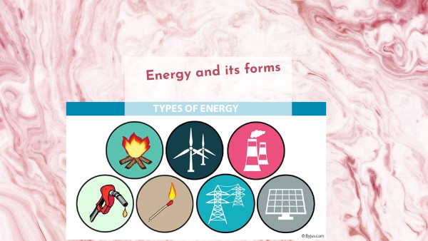 Energy and its forms