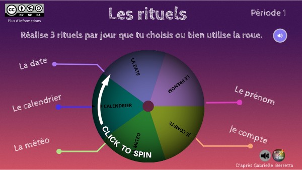 Rituels GS Période 1 | Genially