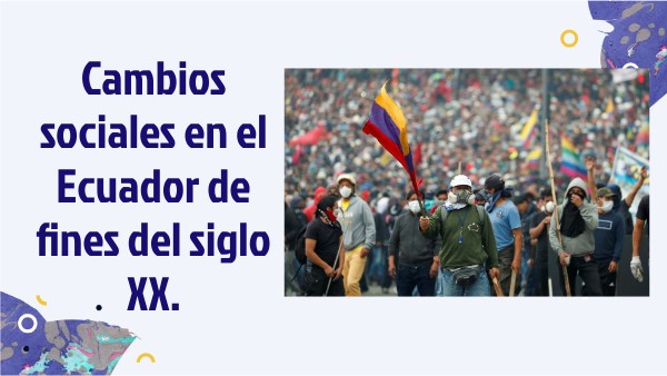 Cambios Sociales en el Ecuador a finales del siglo XX | Genially