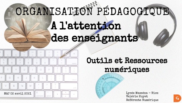 organisation pédagogique oct 2020 | Genially