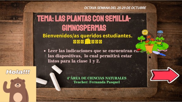 SEMANA 8-CCNN 4° | Genially