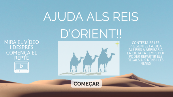 Ajuda als Reis d'Orient | Genially