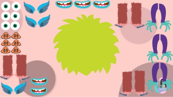 PARTES DEL CUERPO MONSTRUO | Genially